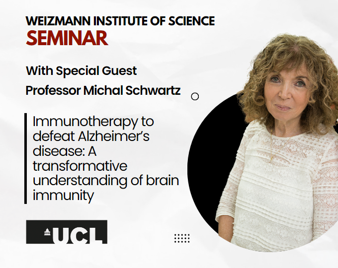 Prof Michal Schwartz, Immunotherapy to defeat Alzheimer's