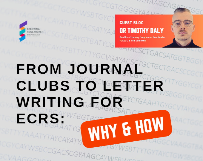 From Journal Clubs to Letter Writing for ECRs: Why and How