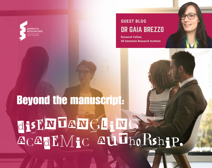 Beyond the manuscript: disentangling academic authorship
