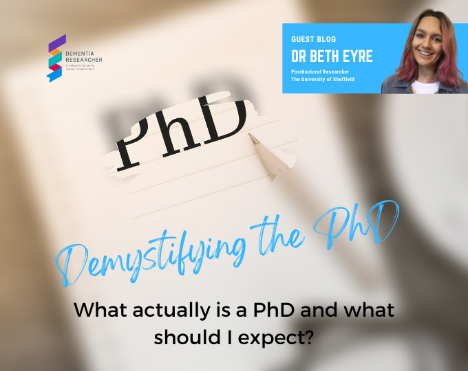 Demystifying the PhD – what actually is a PhD & to expect