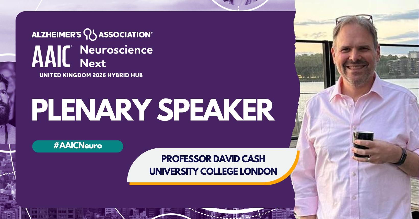 Professor David Cash Announced as AAIC Plenary Speaker